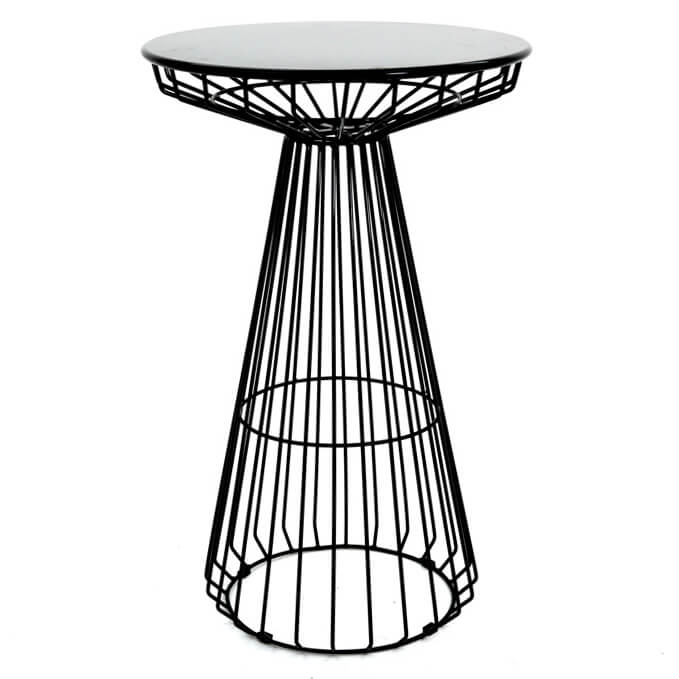 Wire Highboy, Black | Signature Party
