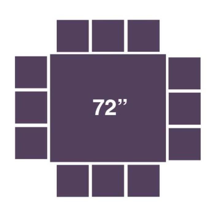 Square Table 72" | Signature Party
