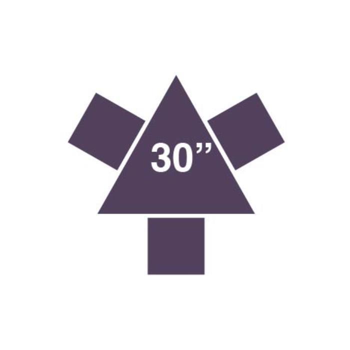 Cocktail Table Triangle 30" | Signature Party