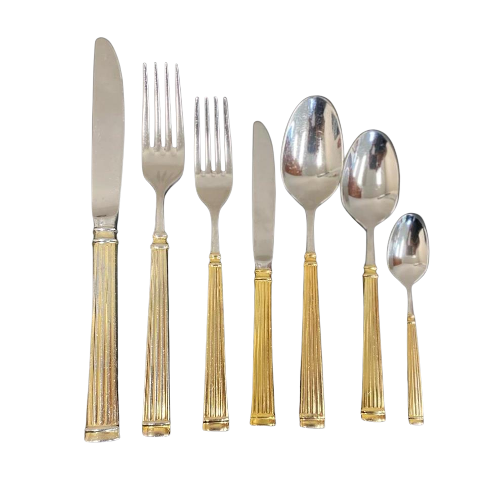 Acropolis Gold Flatware | Signature Party