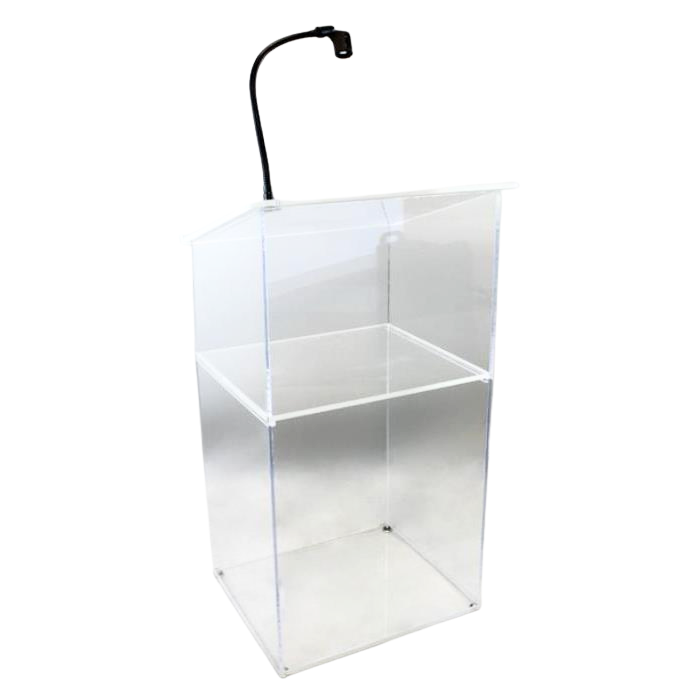 Clear Acrylic Podium | Signature Party