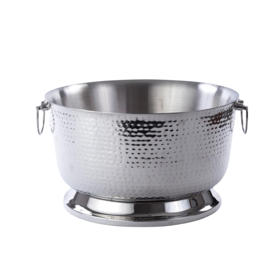Stainless Hammered Ice Tub 7 gal | Signature Party
