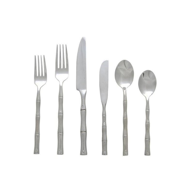 Bamboo Silver Flatware | Signature Party